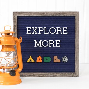 Happy Camper by Candy Letters • Camping & Summer Letter Board Icons ...