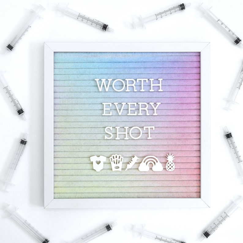 IVF Journey by Candy Letters • Baby Announcement, Fertility Treatment ...