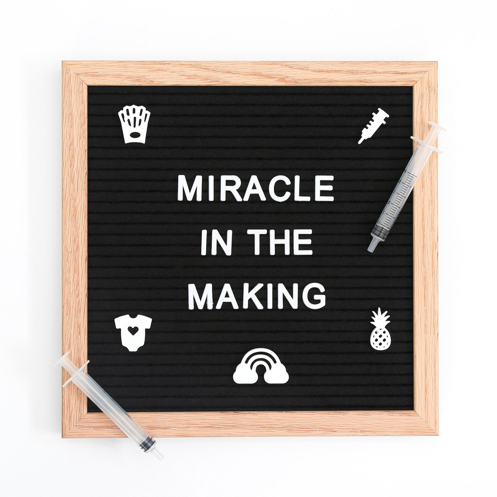 IVF Journey by Candy Letters • Baby Announcement, Fertility Treatment ...