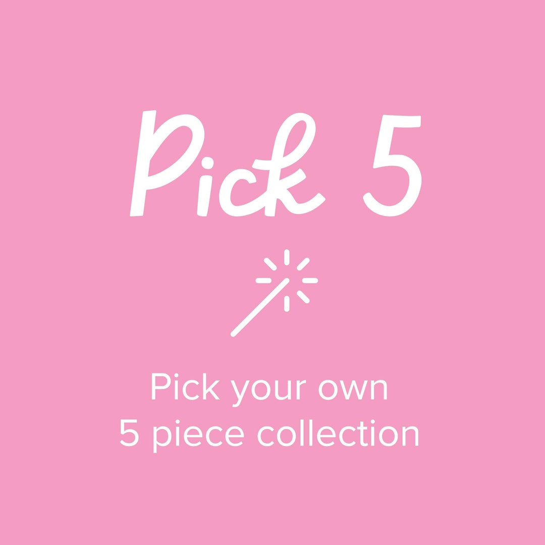Pick 5 - Pick Your Own 5 Piece Collection of Letter Board Icons ...