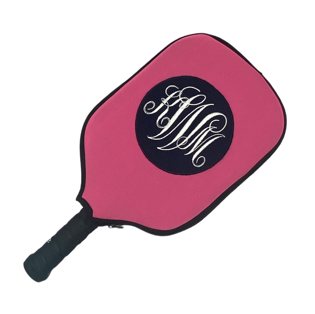 Monogrammed Pickleball Paddle Cover - Etsy