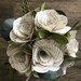 Custom Book Rose Bouquet Wedding Bouquet | Etsy