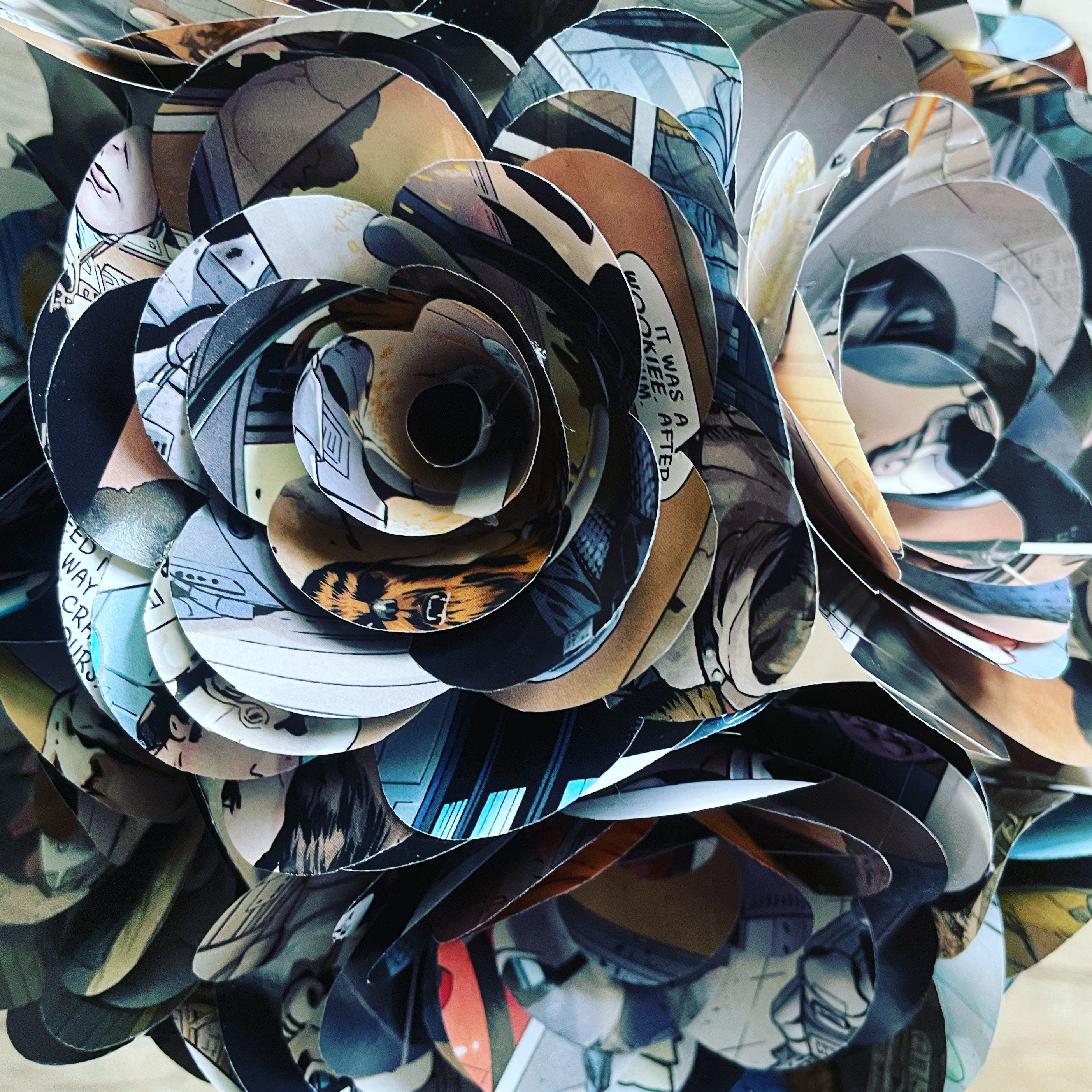 Star Wars Comic Book Roses - Etsy