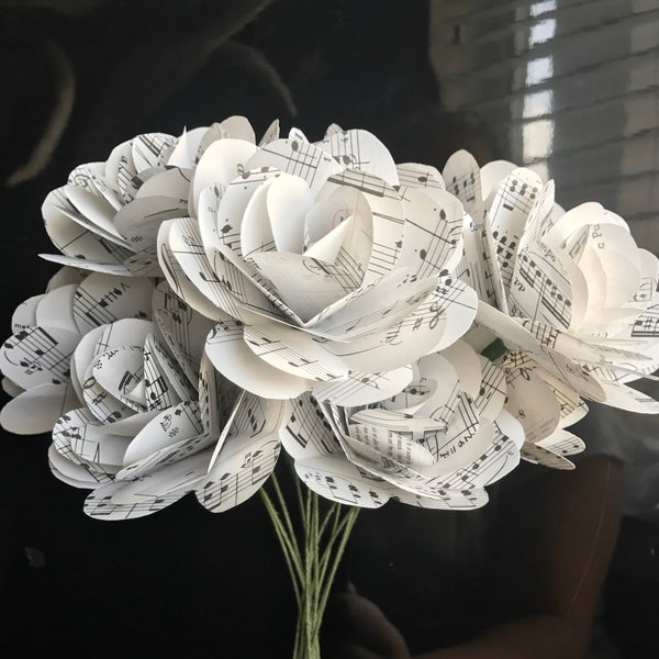 Sheet Music Bouquet - Etsy