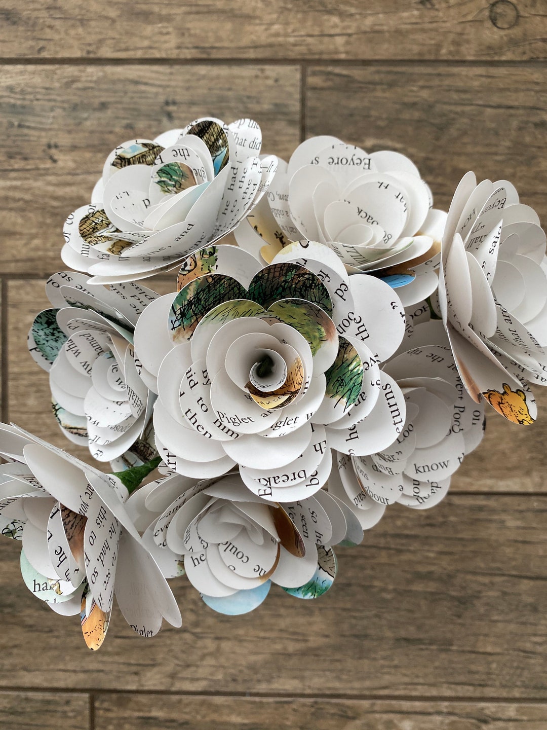 Winnie-the-pooh Book Roses - Etsy