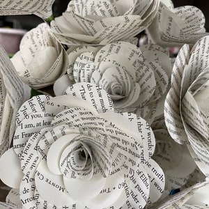 Custom Book Roses - Etsy