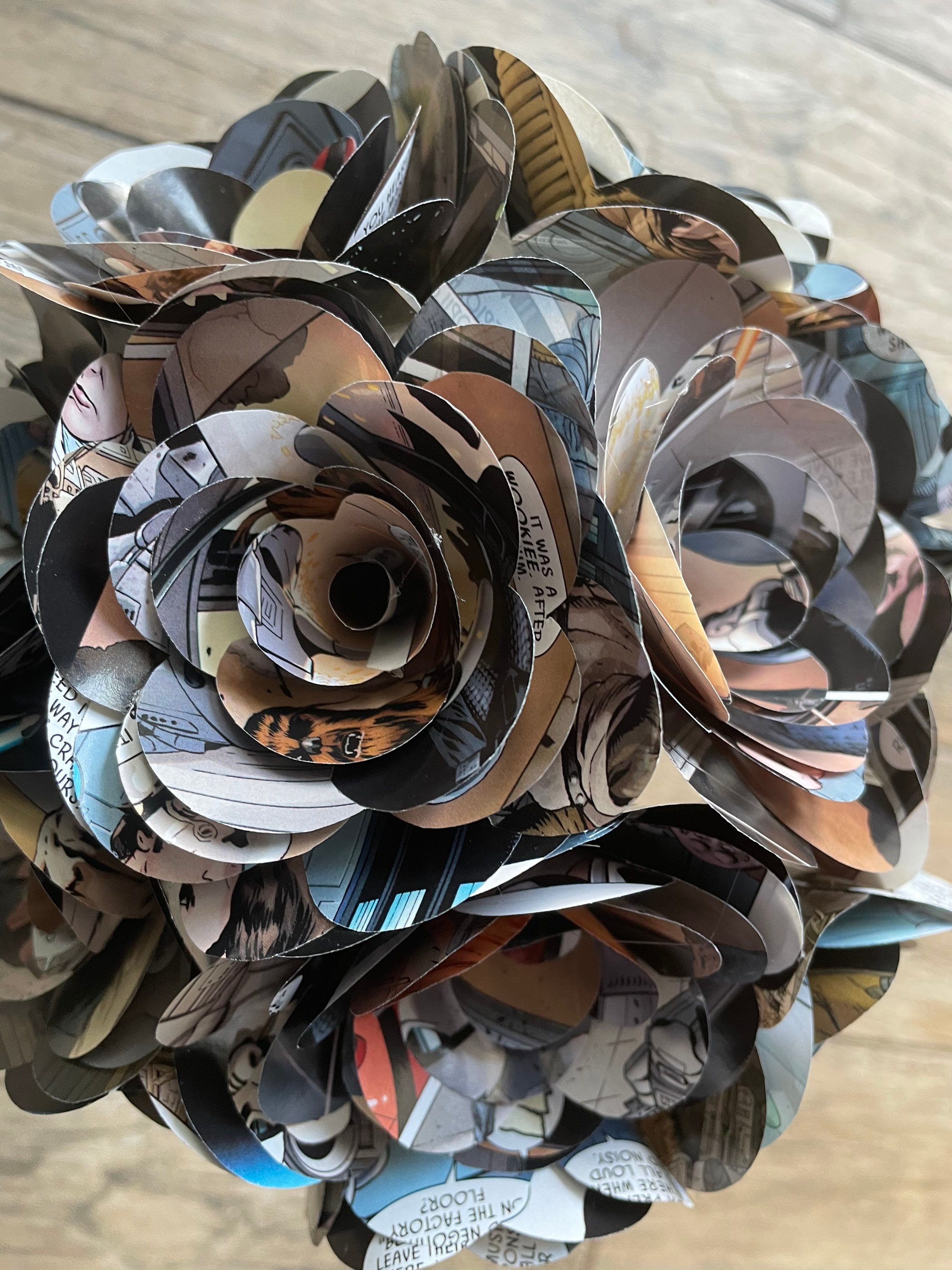 Star Wars Comic Book Roses - Etsy