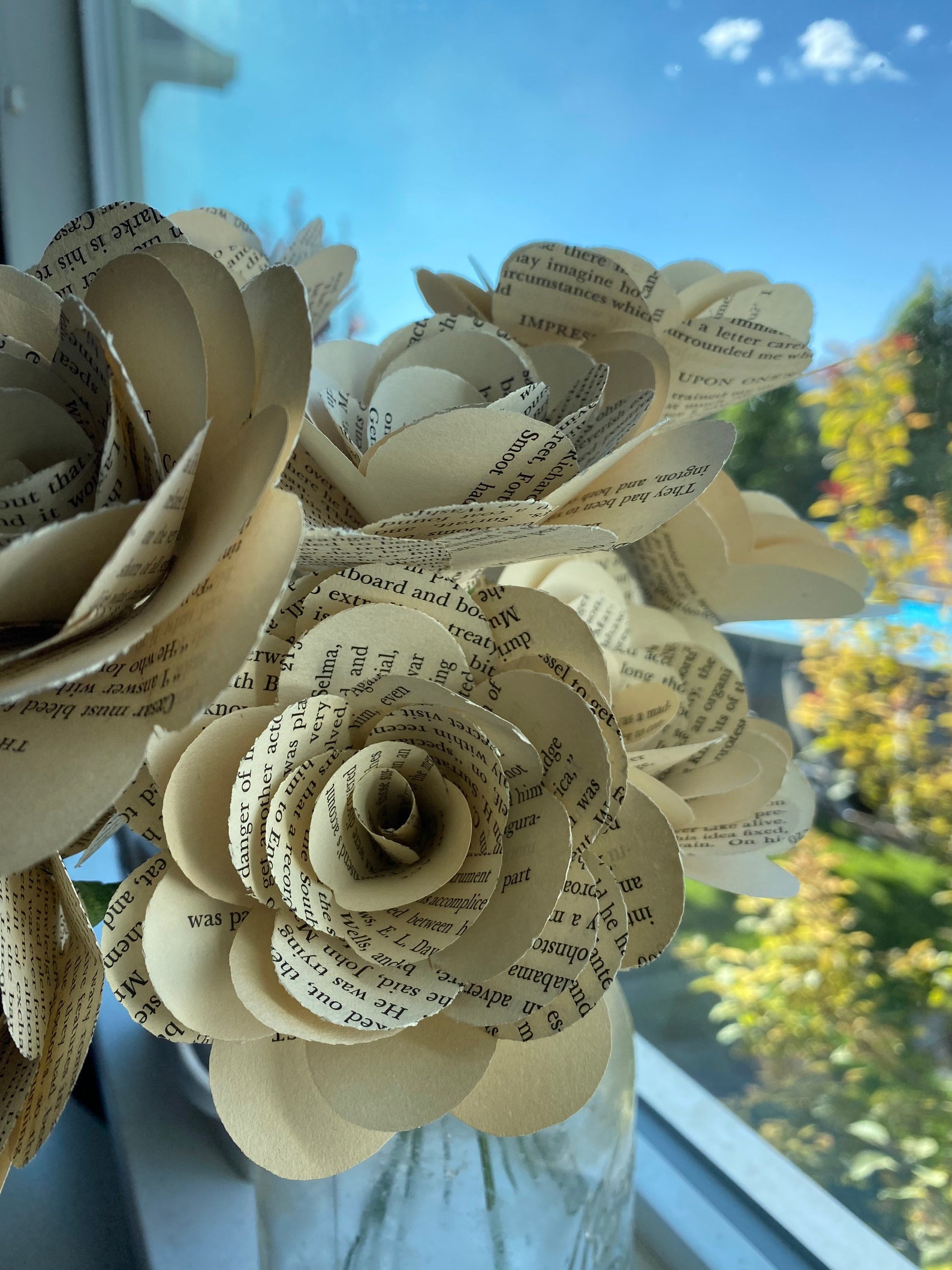 Custom Book Roses - Etsy