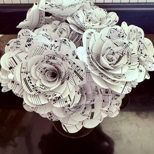 Sheet Music Roses - Etsy