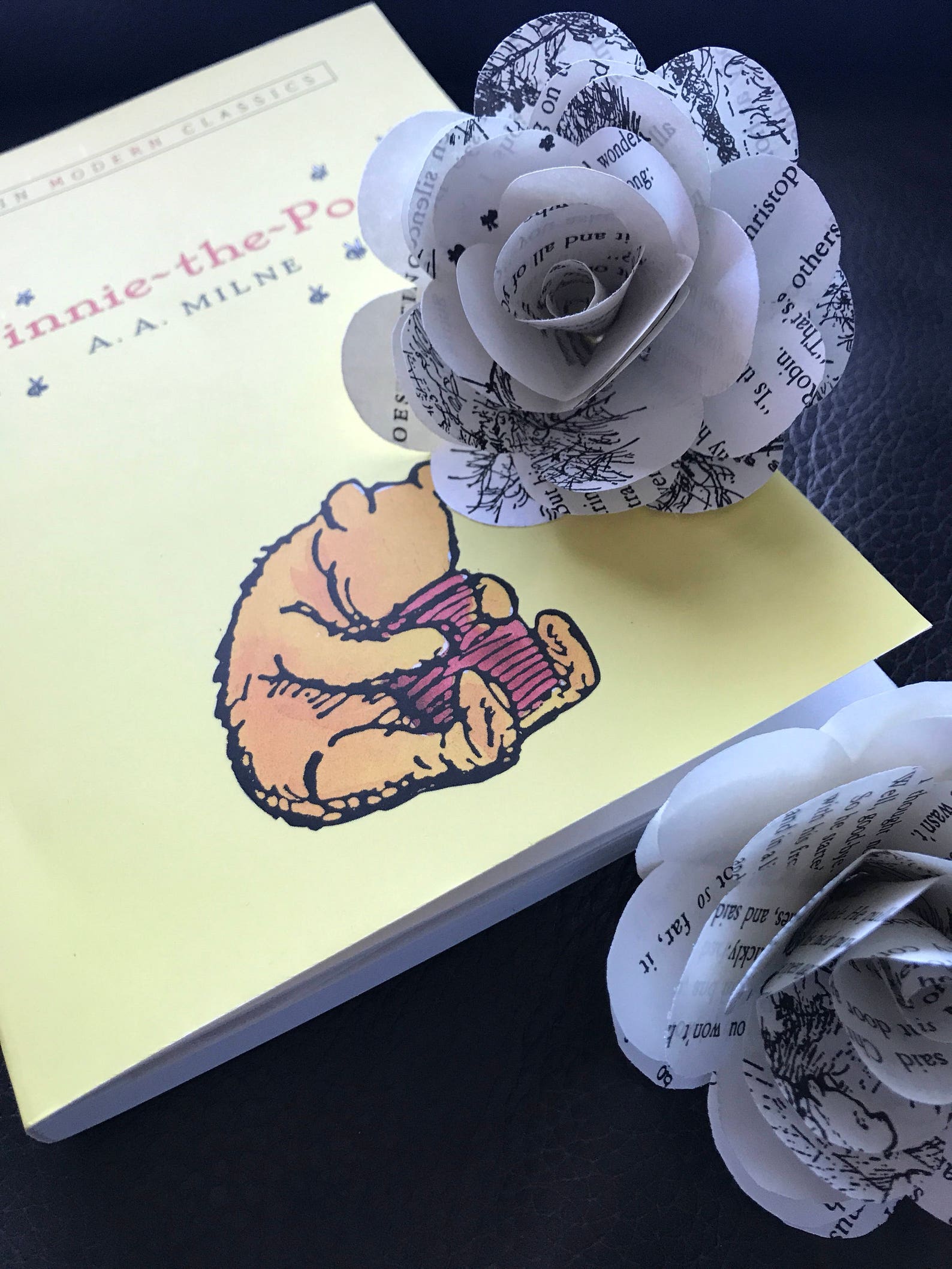 Winnie-the-pooh Book Roses - Etsy