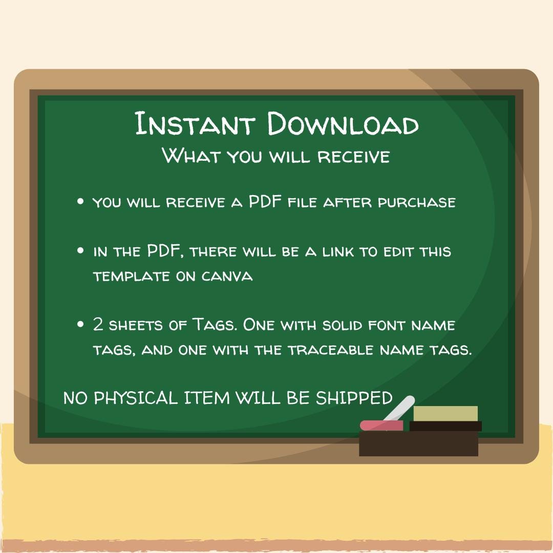 School Desk Name Tags | Name Tracing Practice | Preschool | Homeschool ...