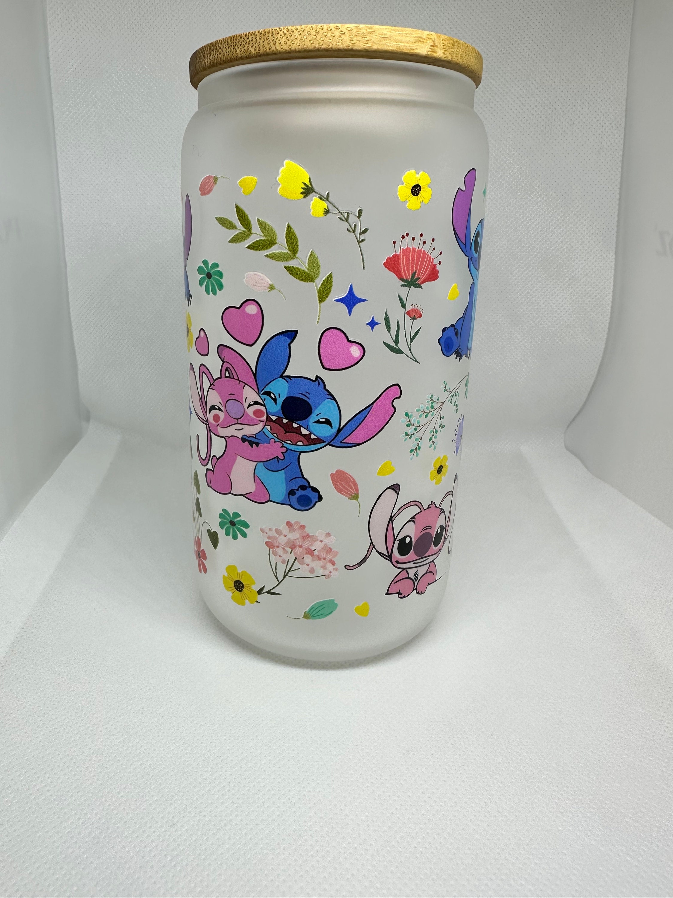 Cute disney cup - frosted or clear Libby style glass cup sold by YULIIA ...