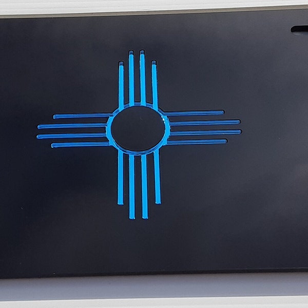 Turquoise Flag License Plate - Etsy