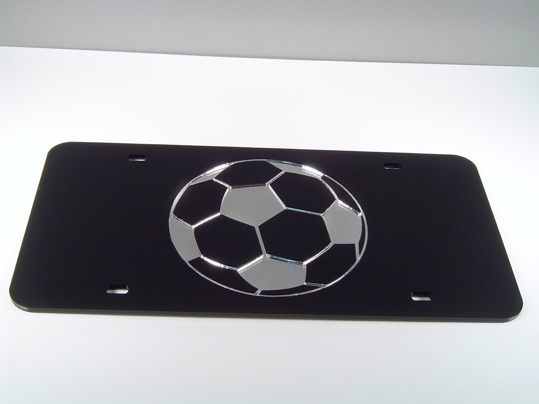Soccer Football Sport Team Mirror License Plate Acrylic - Etsy