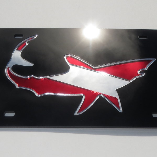 Black Shark License Plate - Etsy