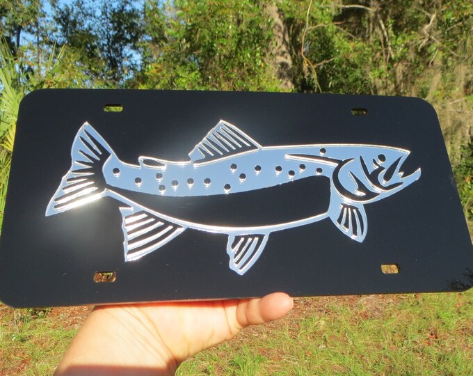 Fly Fishing Fly Shop License Plate Sign, License Plate Art - Fly ...