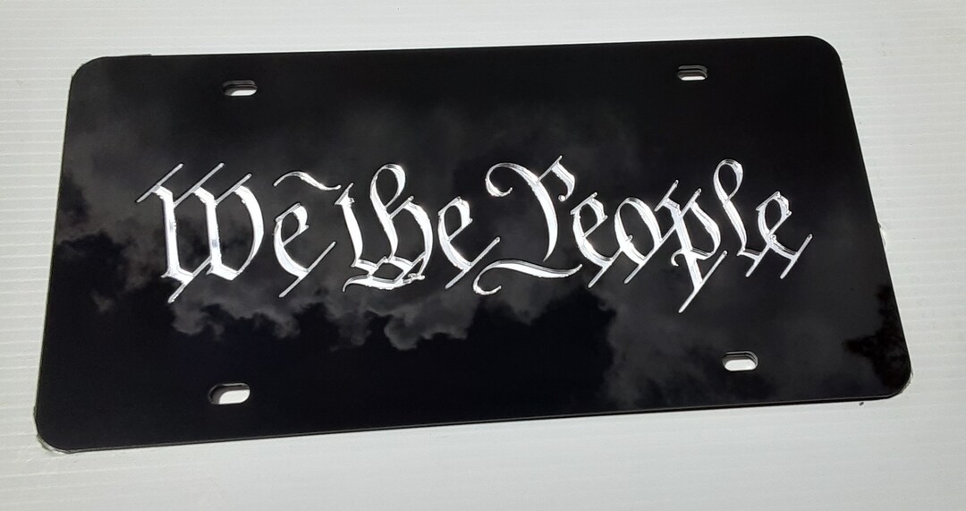 We the People Constitution United States Preamble Laser Cut Mirror ...