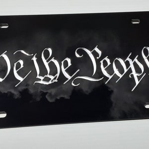 We the People Constitution United States Preamble Laser Cut Mirror ...
