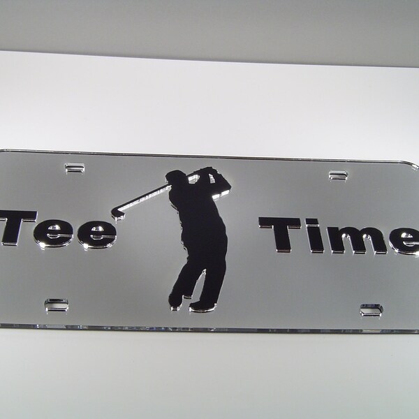 Golf License Plate Holder - Etsy