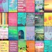 Vision Board Wall Collage pastel Manifestation, Printable Vision Board ...