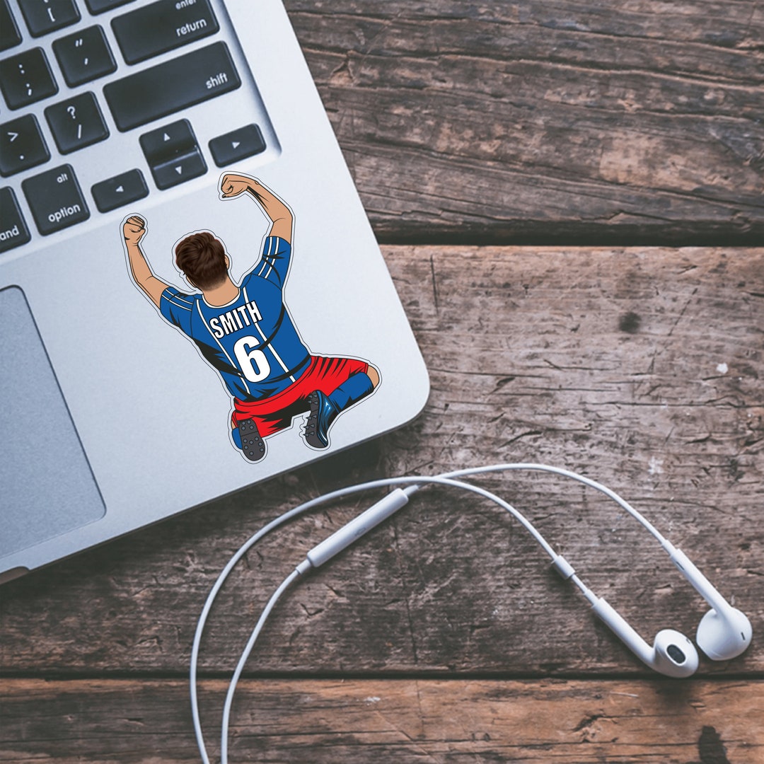 Personalized Soccer Laptop Stickers or Water Bottle or Cell Phone ...