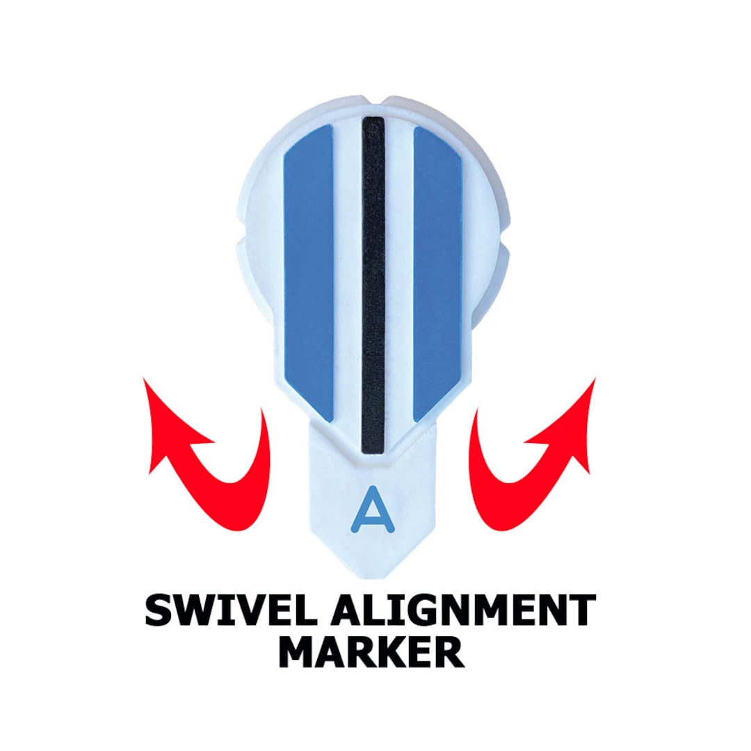 Golf Alignment Ball Marker: Swivel Putting Accuracy Tool - Etsy