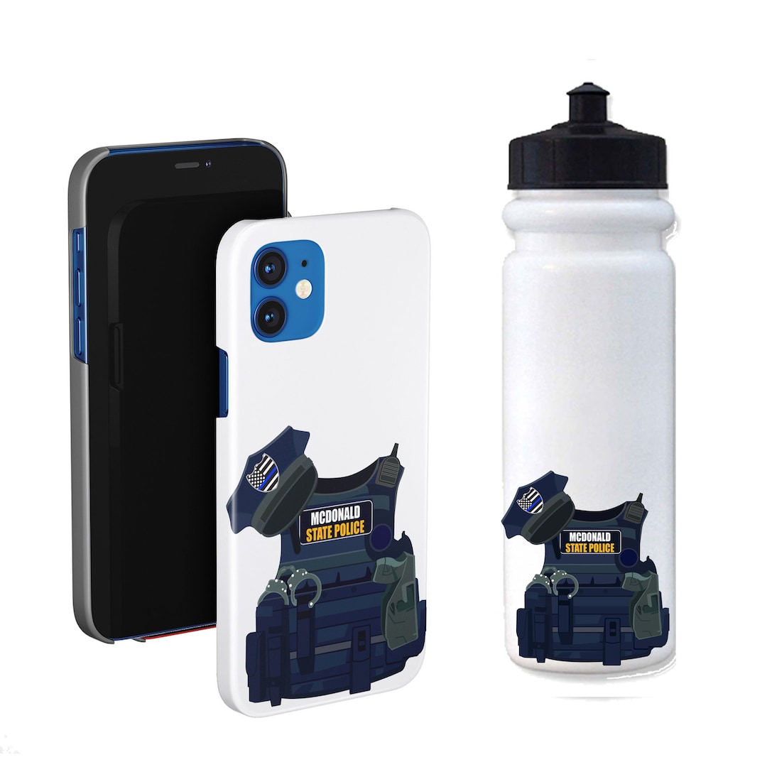 Personalized Police Sticker for Your Hero | Laminated Labels for Your ...
