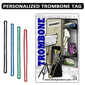 Personalized Musical Instrument Tag for Your Case. Personalized With ...