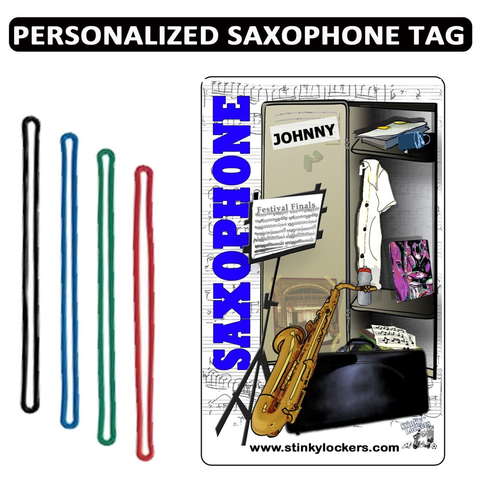 Personalized Musical Instrument Tag for Your Case. - Etsy