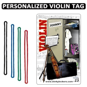 Personalized Musical Instrument Tag for Your Case. Personalized With ...