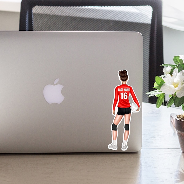 Volleyball Stickers - Etsy