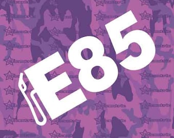E85 Only Ethanol Fuel JDM Funny Sticker Decal - Etsy