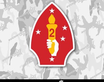 2nd Marine Division 2nd MARDIV USMC Marine Crop Sticker Decal - Etsy