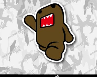 Domo-kun Vinyl Sticker -laptops, Skateboards, Water Bottles - Etsy