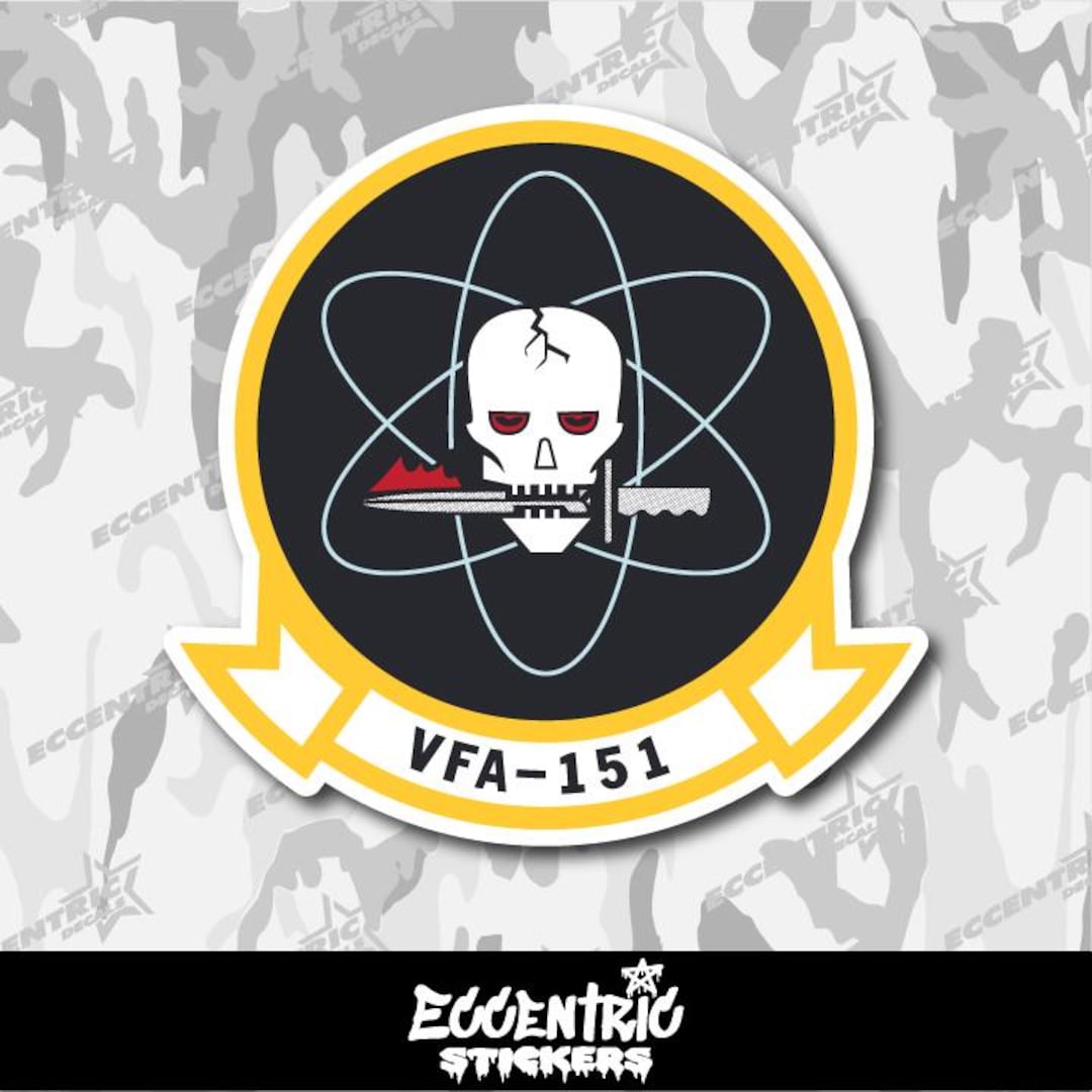 US Navy Strike Fighter Squadron 151 (VFA-151) Vinyl Sticker - Etsy