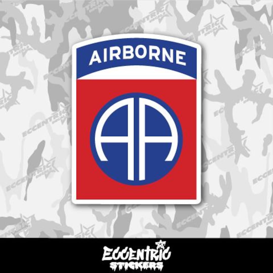 82nd Airborne Division Vinyl Sticker - Etsy