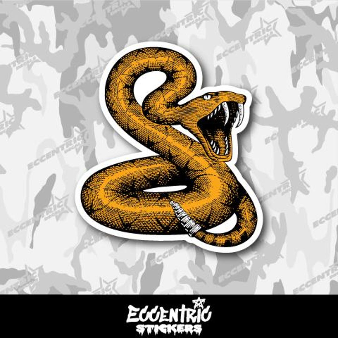 Rattlesnake Vinyl Sticker - Etsy