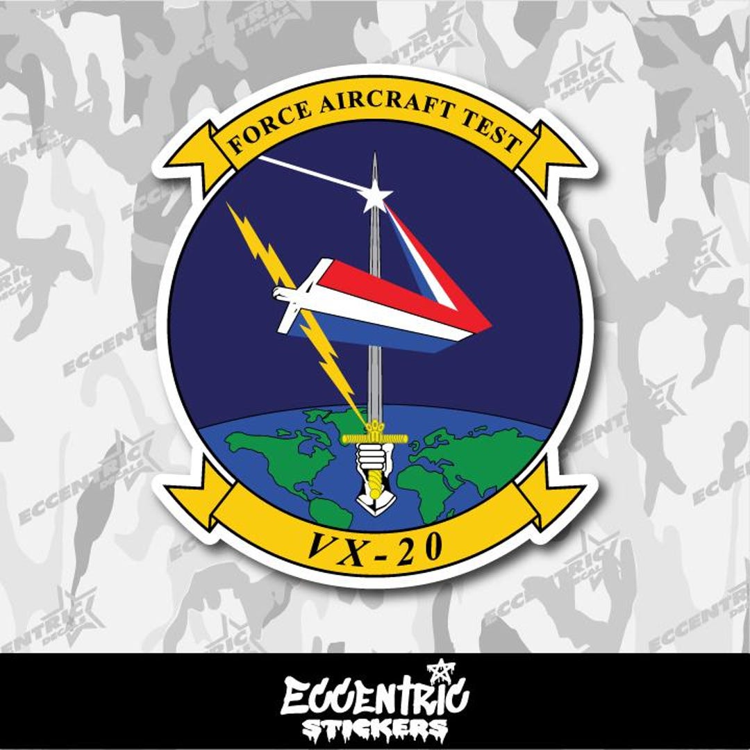 US Navy Air Test and Evaluation Squadron 20 (VX-20) Vinyl Sticker - Etsy