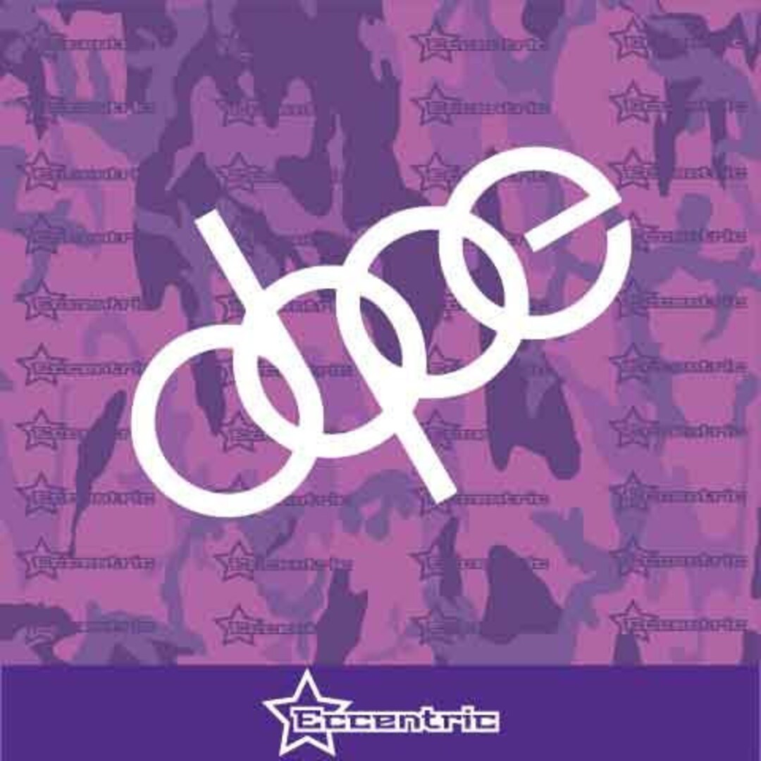 Dope Sticker Decal Car Window Vinyl Audi Quattro Euro VW Stance Illest ...