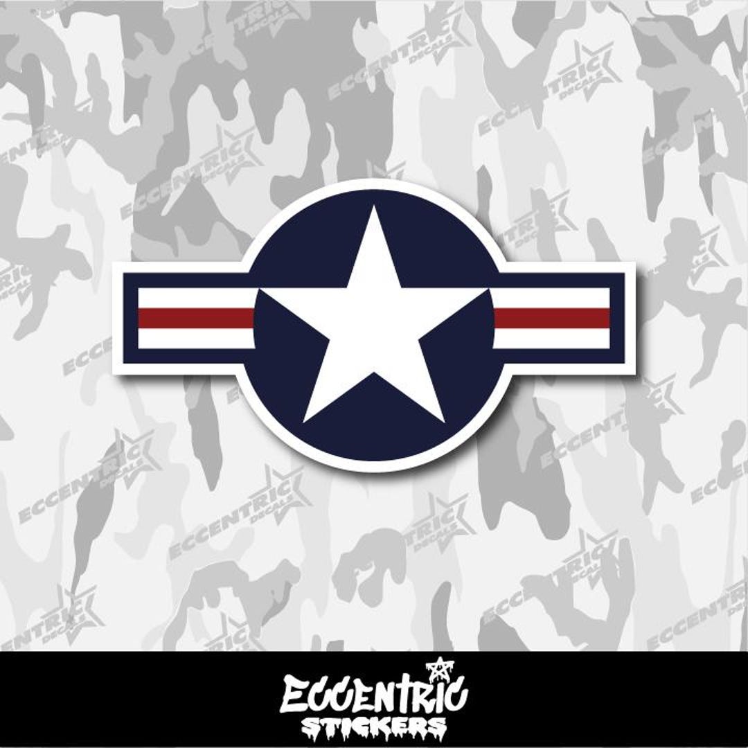 Roundel of the United States Air Force Vinyl Sticker - Etsy