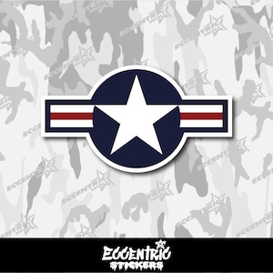 Roundel of the United States Air Force Vinyl Sticker - Etsy