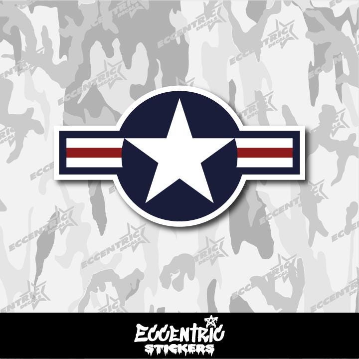Roundel of the United States Air Force Vinyl Sticker - Etsy