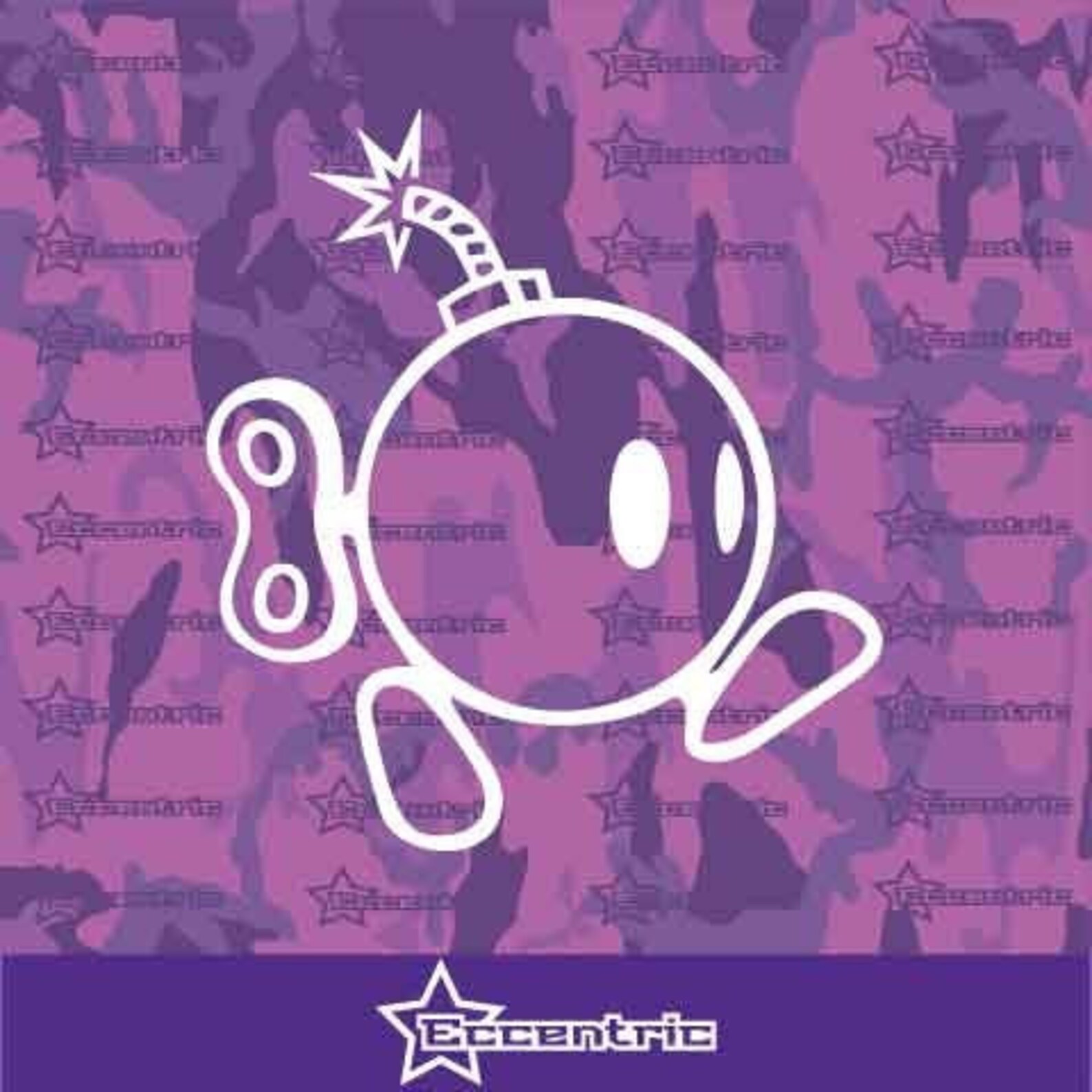 Mario Brothers Bob-omb Bomb Nintendo Game JDM Decals Sticker Vinyl ...