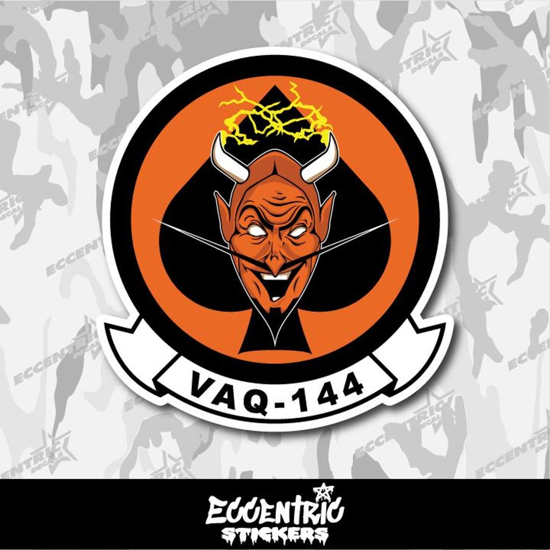 US Navy Electronic Attack Squadron 144 (VAQ-144) Vinyl Sticker - Etsy