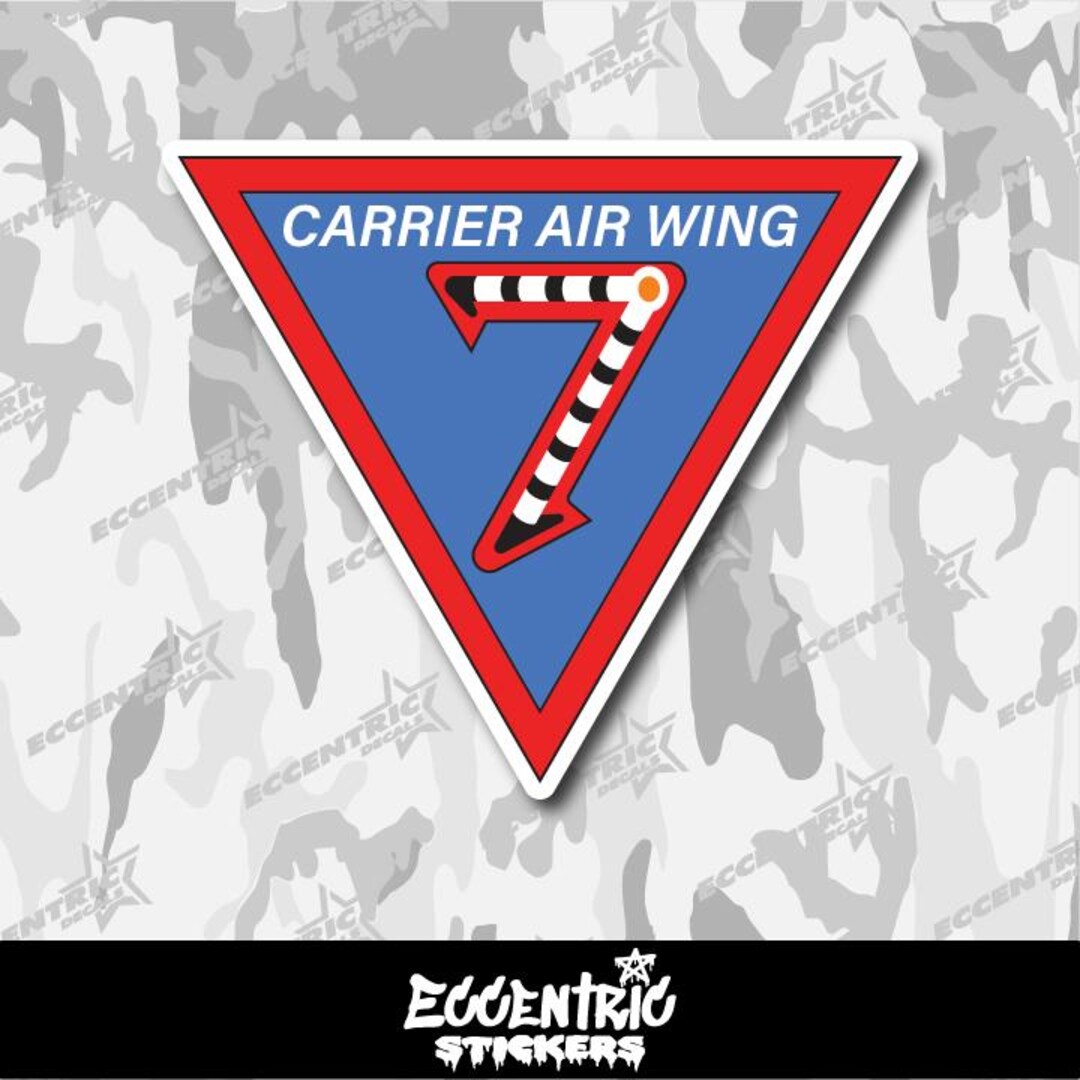 US Navy Carrier Air Wing Seven (CVW-7) Vinyl Sticker - Etsy