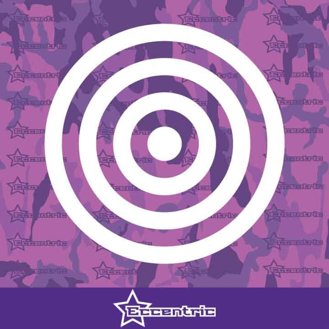 Bullseye Decal Laptop Target Sticker Truck Car Window Vinyl Archer - Etsy
