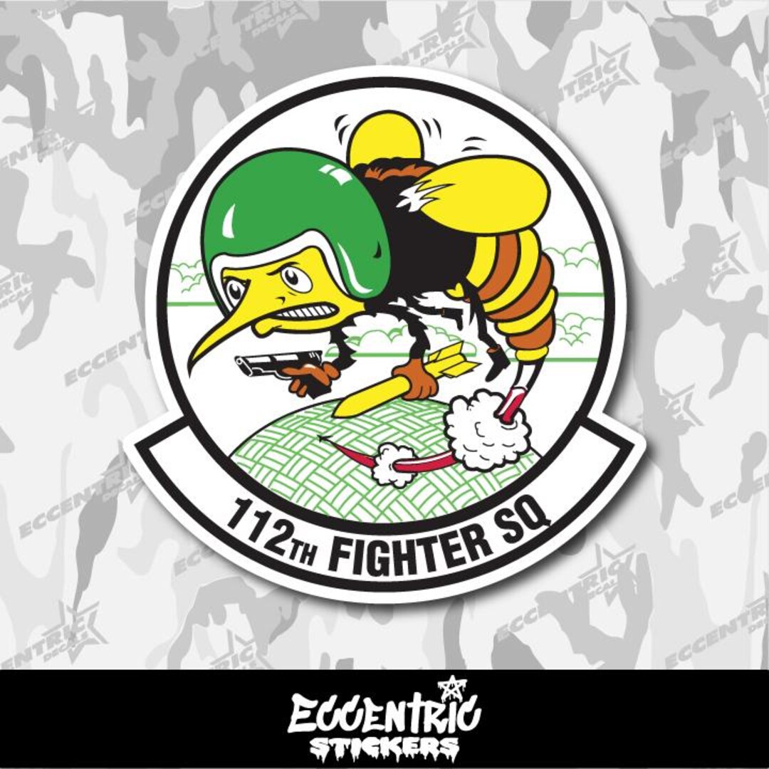 Air National Guard 112th Fighter Squadron (112 FS) Vinyl Sticker - Etsy
