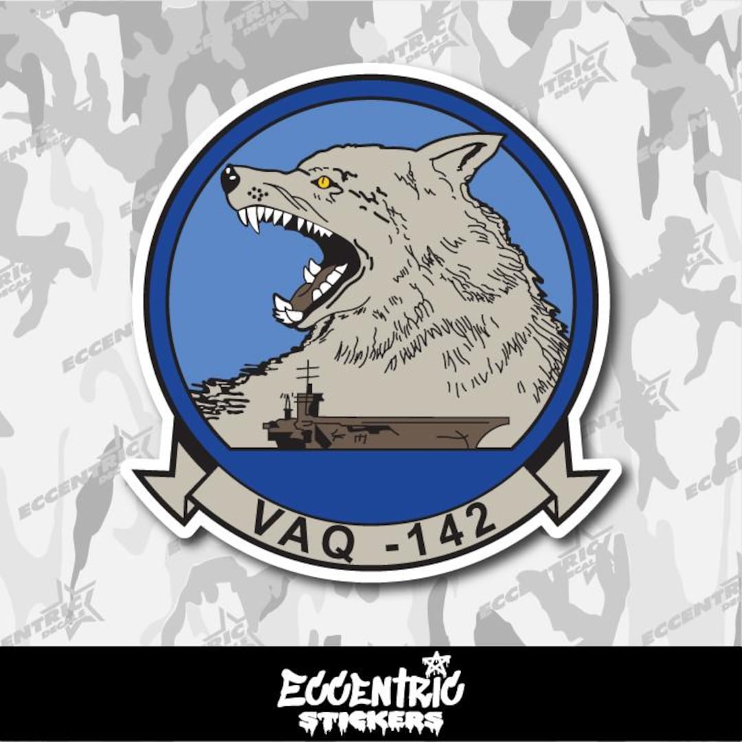 US Navy Electronic Attack Squadron 142 (VAQ-142) Vinyl Sticker - Etsy