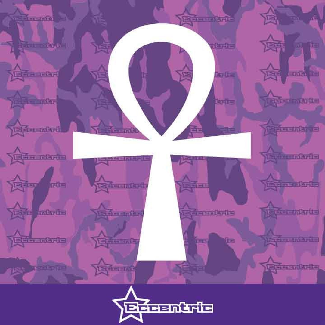Ankh Symbol Decal Egyptian Hieroglyphic Sticker Pagan Eternal Life ...
