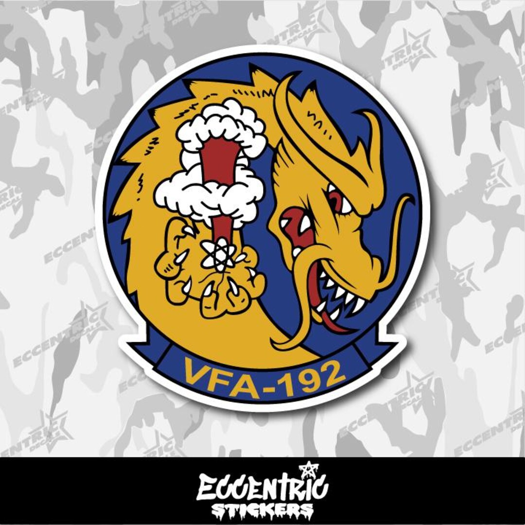 US Navy Strike Fighter Squadron 192 (VFA-192) Vinyl Sticker - Etsy